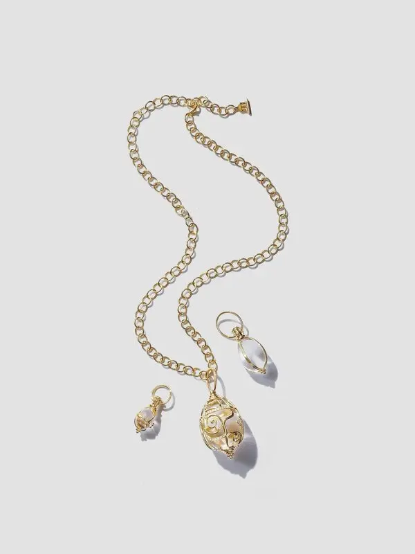 Temple St. Clair Florence86 Rock Crystal & 18k Amulet