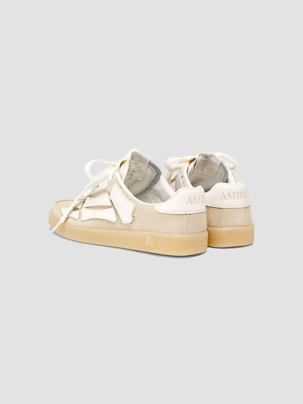 Amiri Pacific Bones Leather Sneakers - Sand