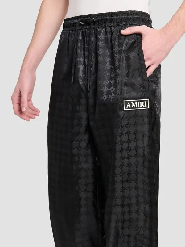 Amiri Logo Printed Drawstring Pants