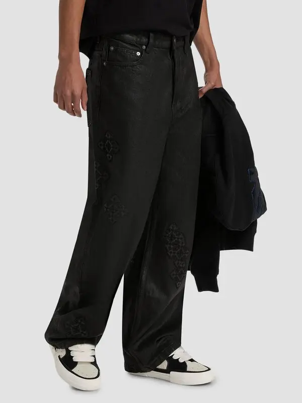 Ksubi Maxx Backstage Stardom Tonal-embroidered Jeans