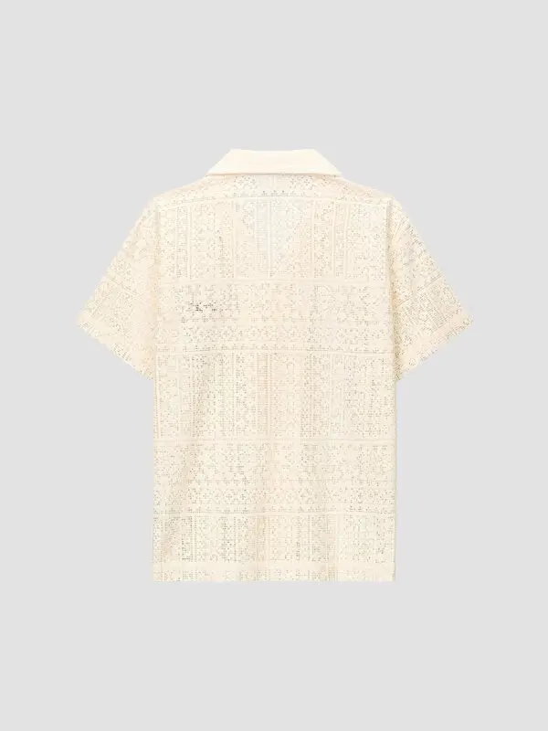 RtA Chaparral Nathan Cotton-blend Oversized Camp Shirt