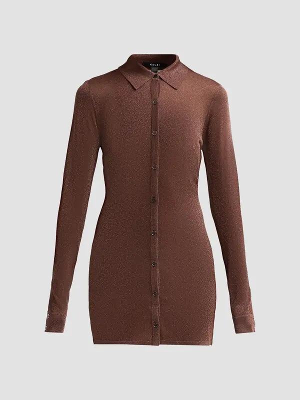 Ksubi Devin Long-sleeve Shirtdress