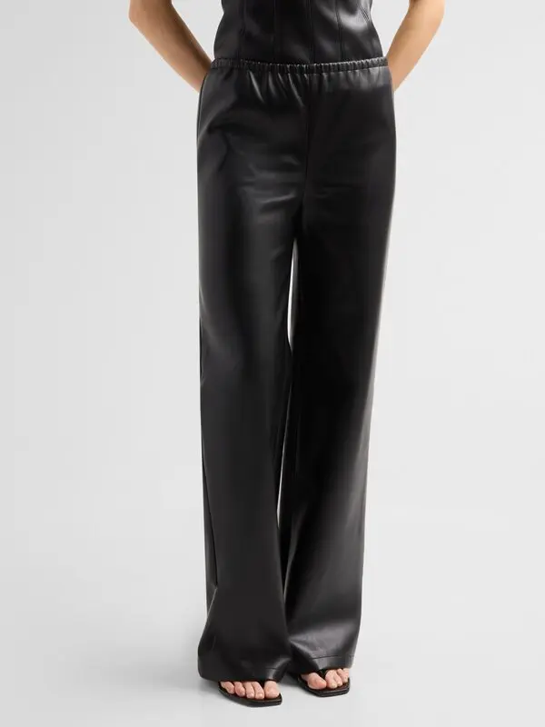 TOCCIN Mick Faux Leather Pull On Pants