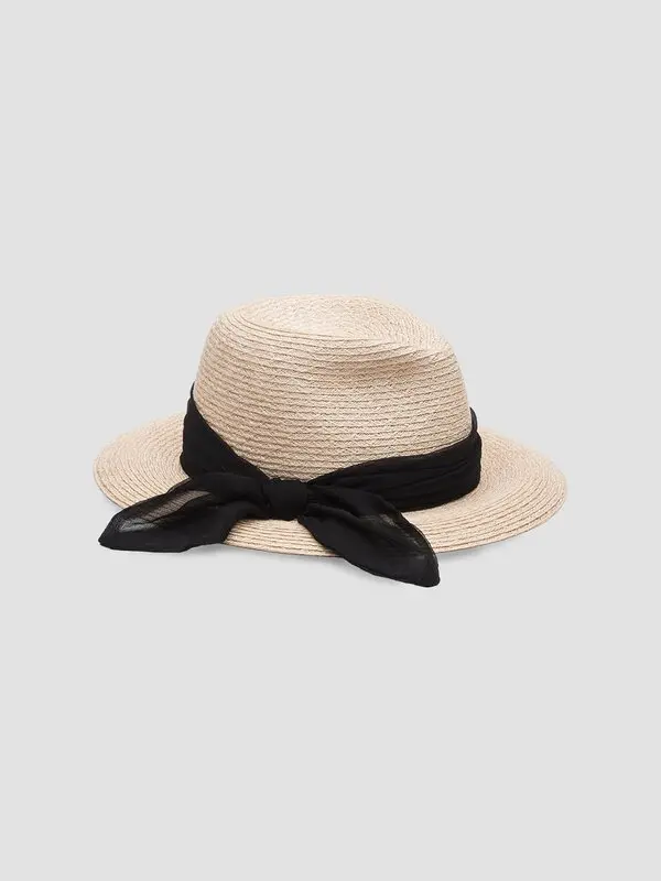 Eugenia Kim Lillian Woven Straw Fedora - Beige