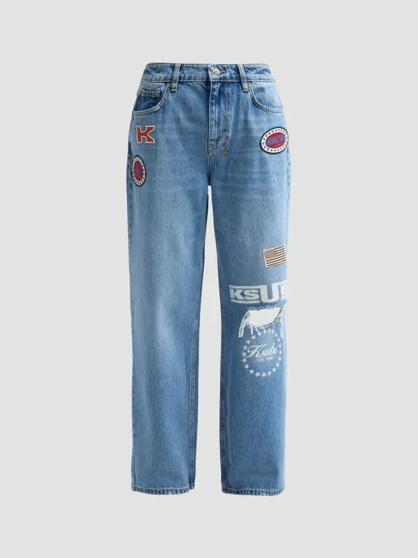 Ksubi Garage Patches High-rise Jeans