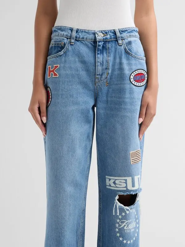 Ksubi Garage Patches High-rise Jeans