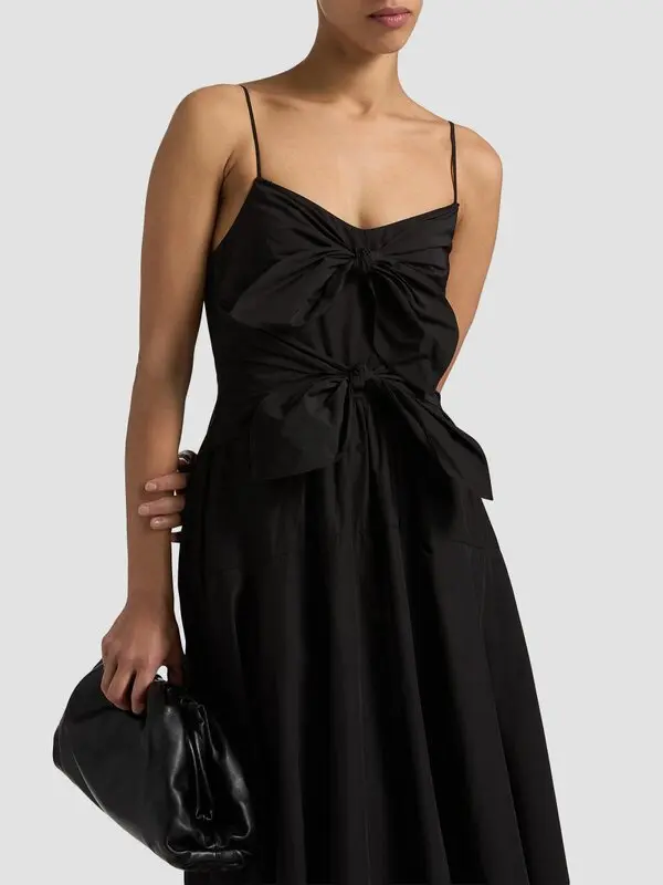 Derek Lam 10 Crosby Unity Poplin Double Tie-front Maxi Dress