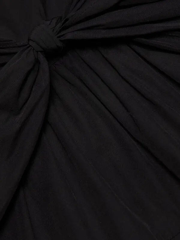 Derek Lam 10 Crosby Unity Poplin Double Tie-front Maxi Dress
