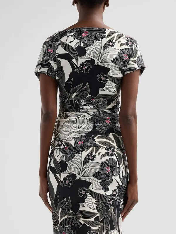Chiara Boni La Petite Robe Aaral Floral V-neck Top