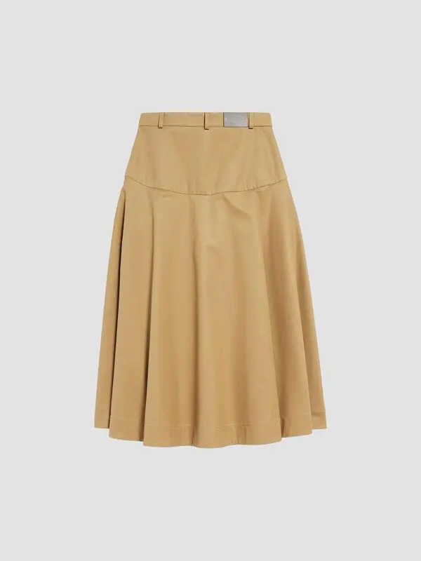Balenciaga A-line Cotton Skirt