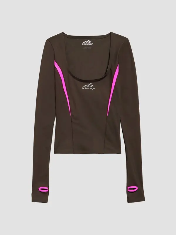 Balenciaga Techwear Fitted Long Sleeve Top