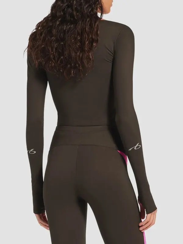 Balenciaga Techwear Fitted Long Sleeve Top