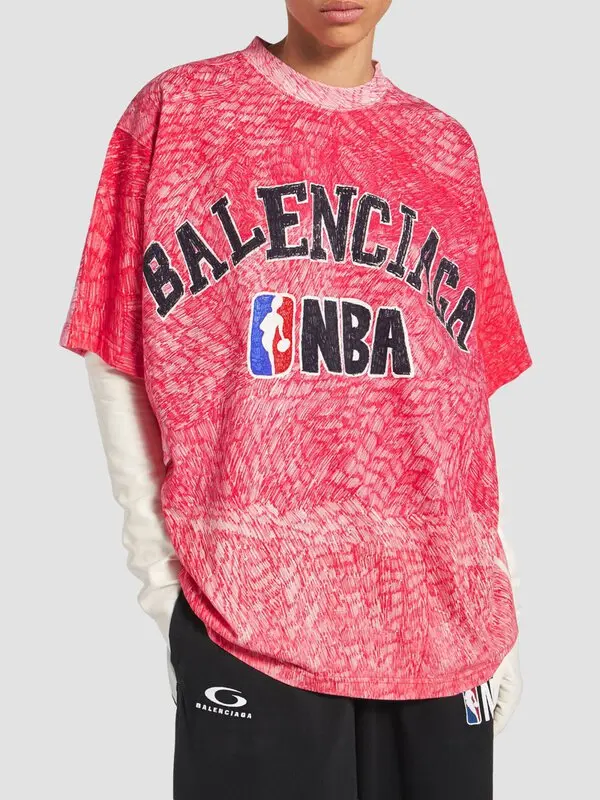 Balenciaga Nba Collaboration Oversized T-shirt