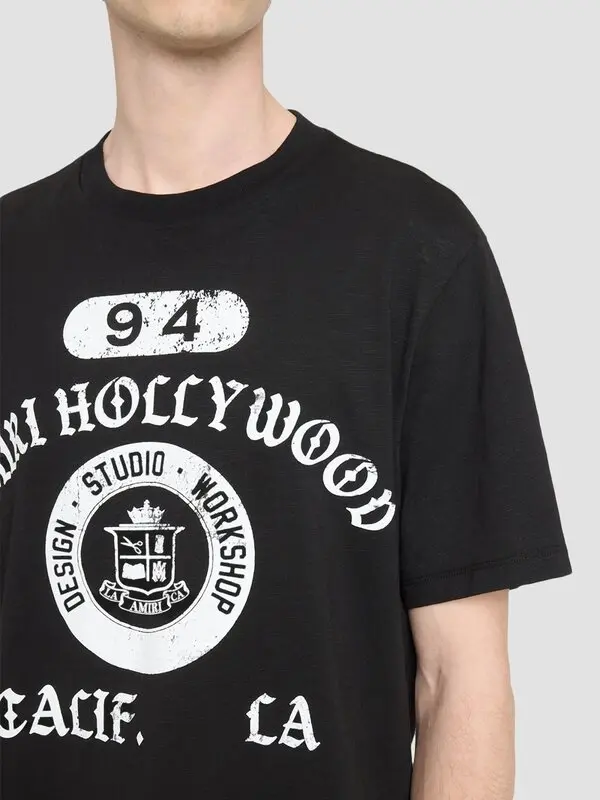 Amiri Collegiate Logo Boxy T-shirt