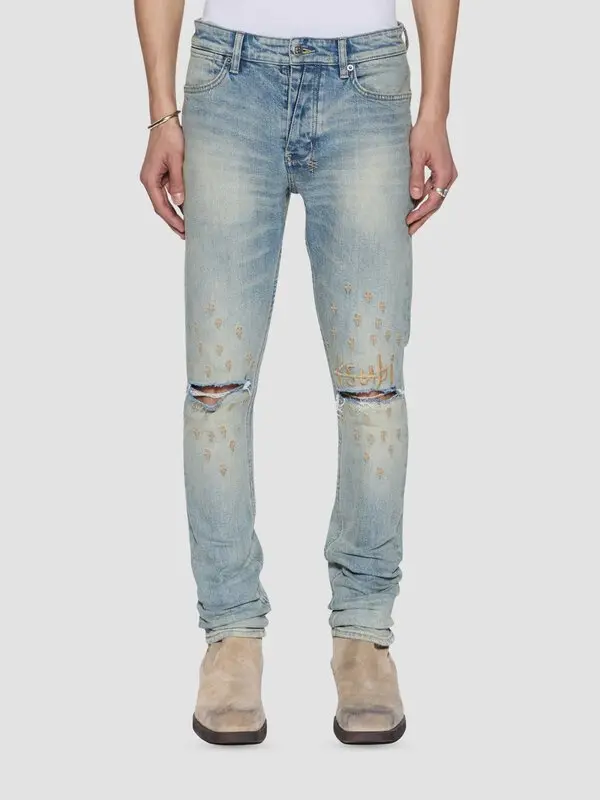 Ksubi Van Winkle Astral Grid Skinny Jeans