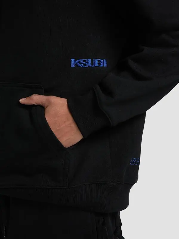 Ksubi 4x4 Biggie Revamp Cotton Hoodie - Black