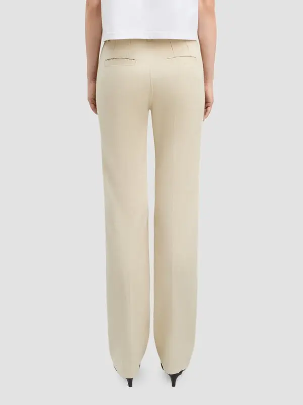 Derek Lam 10 Crosby Washed Cotton Twill Straight-leg Jeans