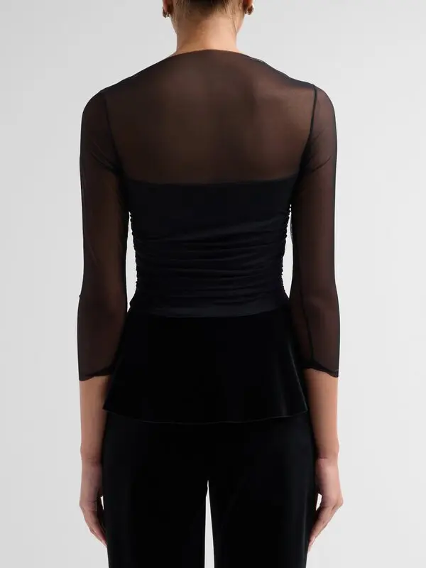 Chiara Boni La Petite Robe Mausi Velvet Illusion Top