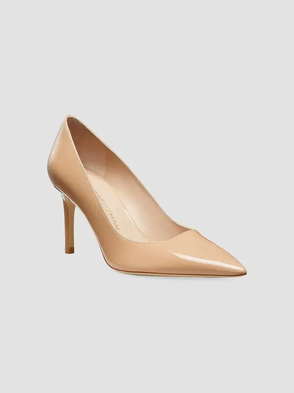 STUART WEITZMAN Power 75mm Patent Leather Pumps