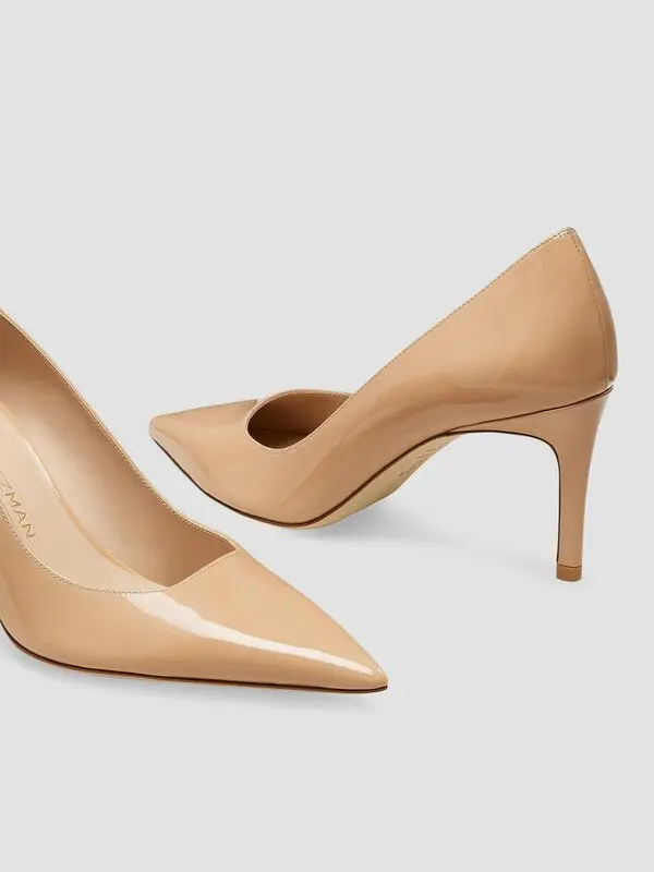STUART WEITZMAN Power 75mm Patent Leather Pumps