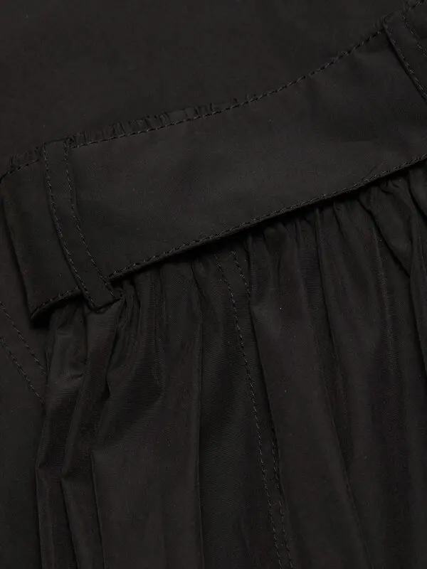 Derek Lam 10 Crosby Connor Cotton-poplin Tapered Self-belt Pants