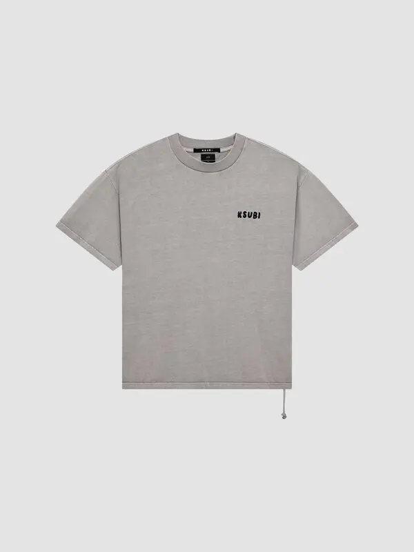 Ksubi Ekcess Logo Cotton Crewneck T-shirt