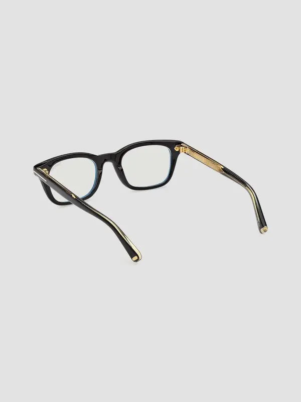 TOM FORD 50mm Blue Block Rectangular Eyeglasses