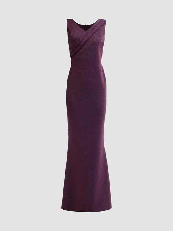 Chiara Boni La Petite Robe Chira Sleeveless Sugar Mermaid Gown - Pomace