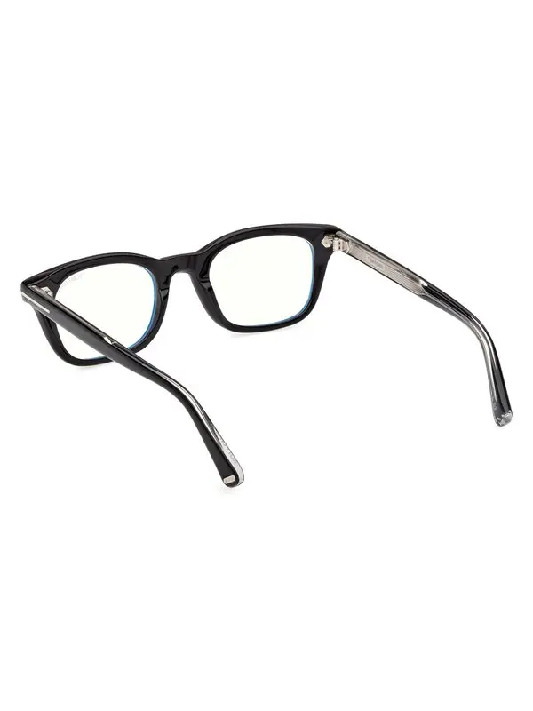 TOM FORD 50mm Blue Block Square Eyeglasses