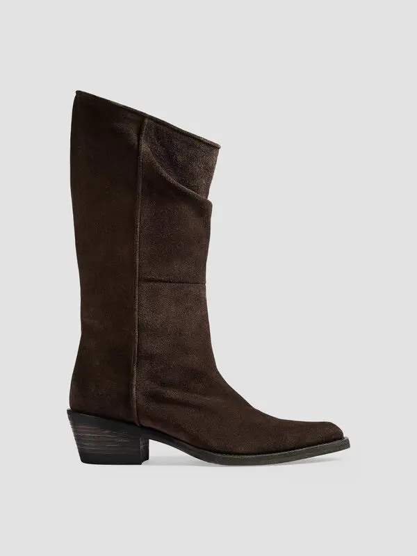 Khaite Clive 35mm Suede Boots