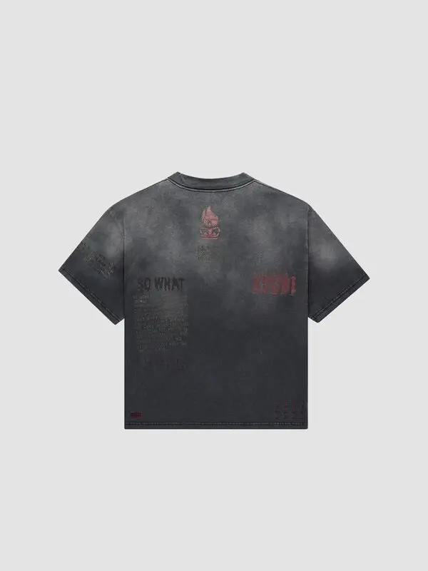 Ksubi Shield Halen Printed Cotton T-shirt