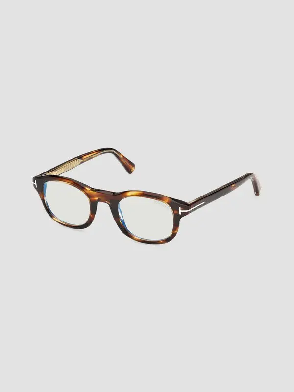 TOM FORD 47mm Blue Block Square Eyeglasses