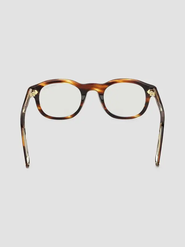 TOM FORD 47mm Blue Block Square Eyeglasses