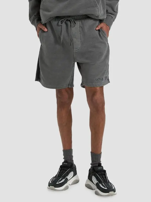 Ksubi Revamp Cotton Track Shorts - Charcoal