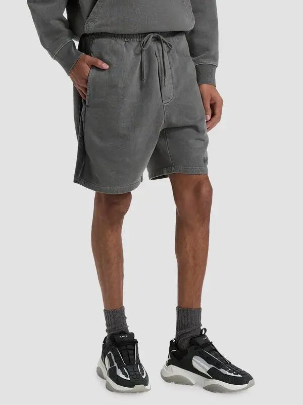Ksubi Revamp Cotton Track Shorts - Charcoal
