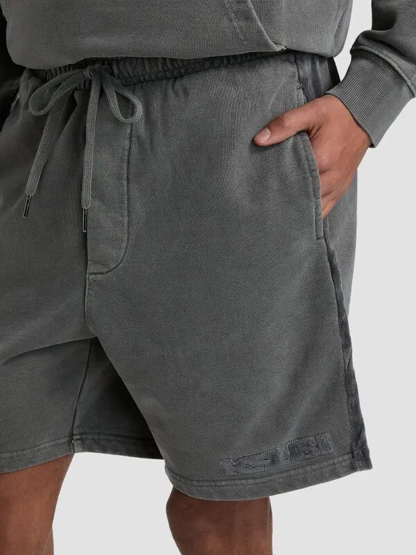 Ksubi Revamp Cotton Track Shorts - Charcoal