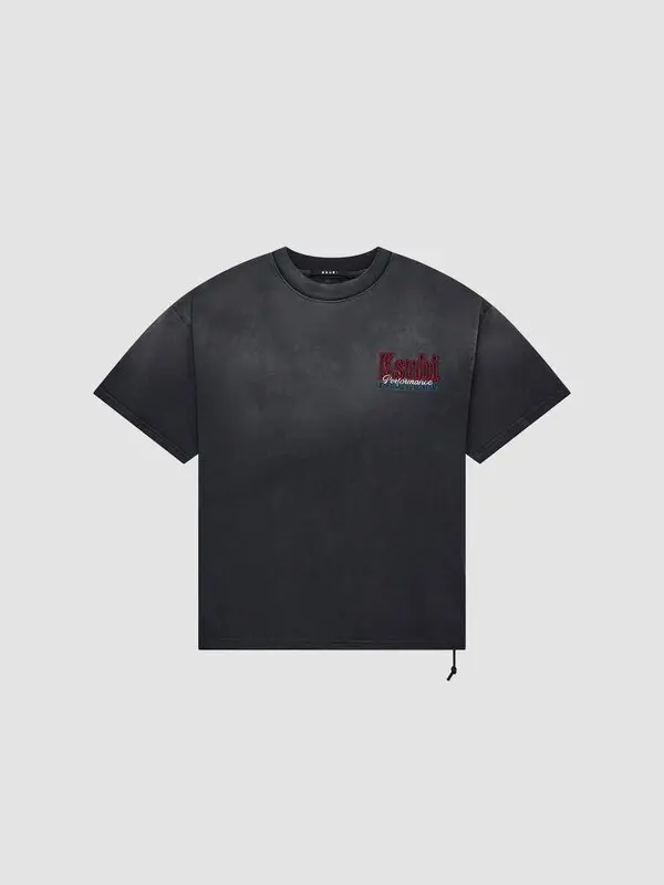 Ksubi Drop Shoulder Faded Cotton Jersey T-shirt