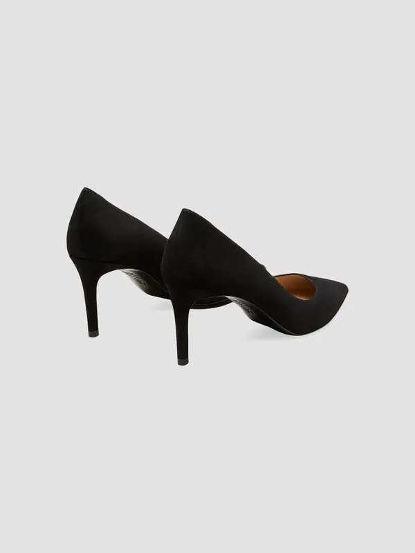 STUART WEITZMAN Power 75mm Suede Pumps - Black