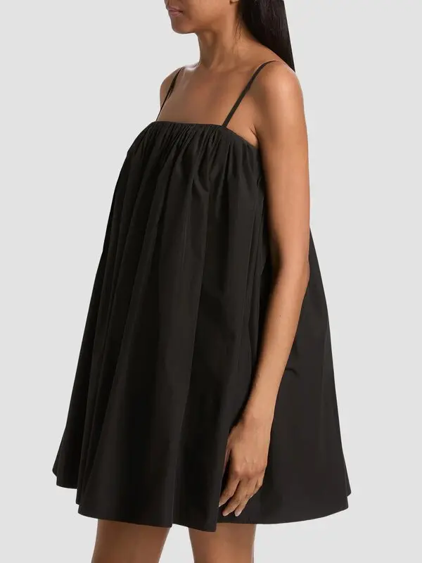 Derek Lam 10 Crosby Dominic Cotton Poplin Trapeze Minidress