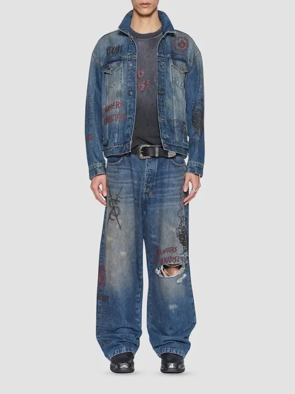 Ksubi Graphic Cotton Trucker Jacket