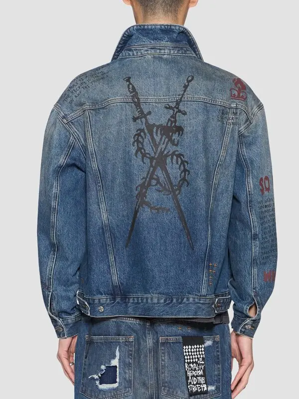 Ksubi Graphic Cotton Trucker Jacket