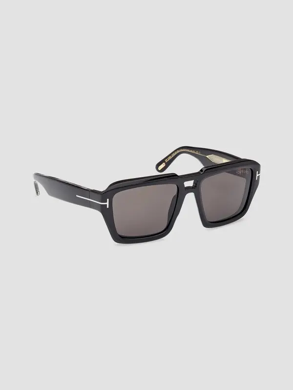 TOM FORD Icon 56mm Navigator Sunglasses