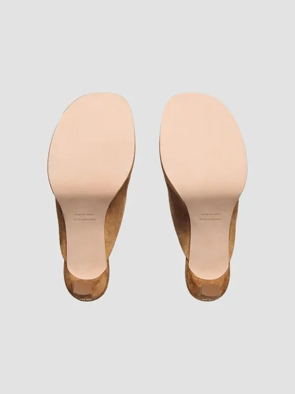 Balenciaga Fargo Mules - Brown