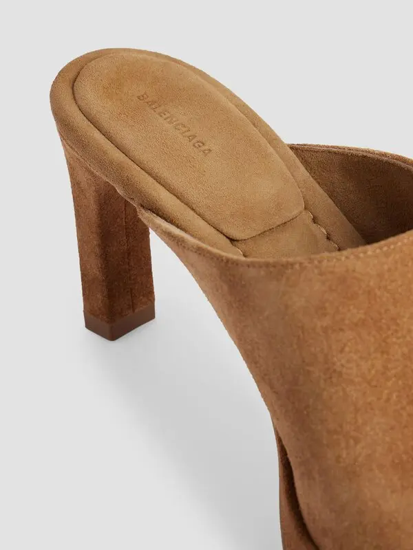 Balenciaga Fargo Mules - Brown