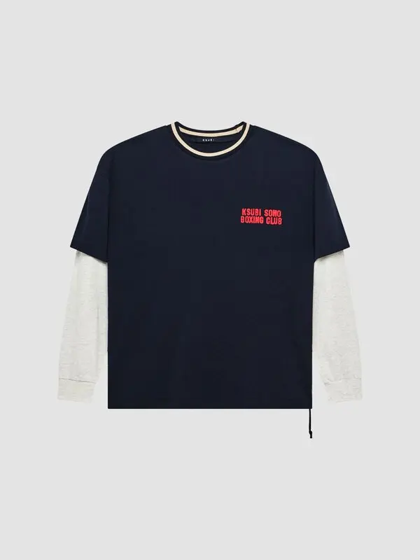 Ksubi Layered Cotton Long Sleeve T-shirt