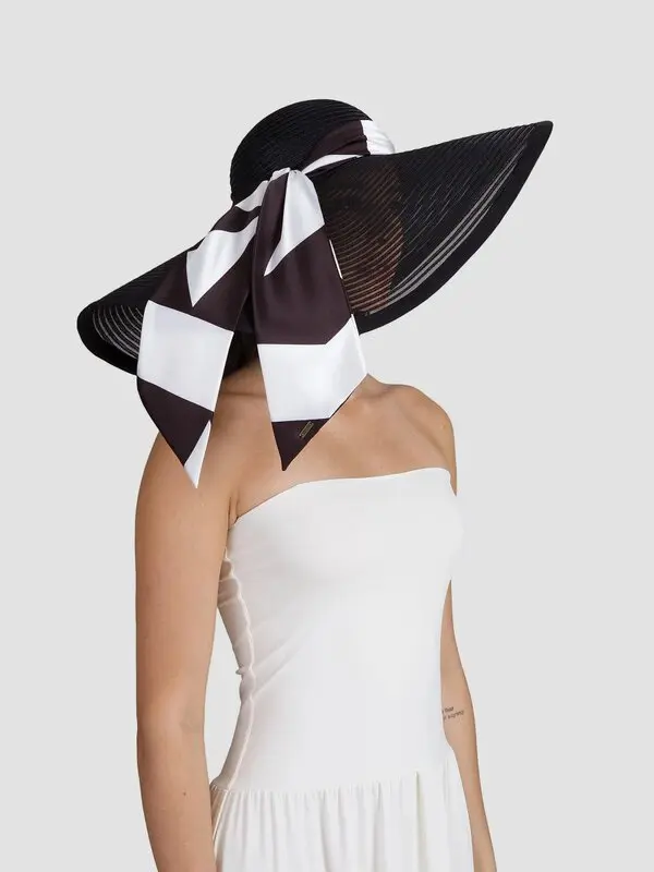 Eugenia Kim Sydney Scarf Asymmetric Sun Hat