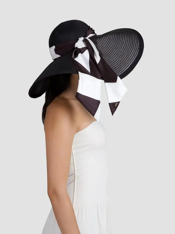 Eugenia Kim Sydney Scarf Asymmetric Sun Hat