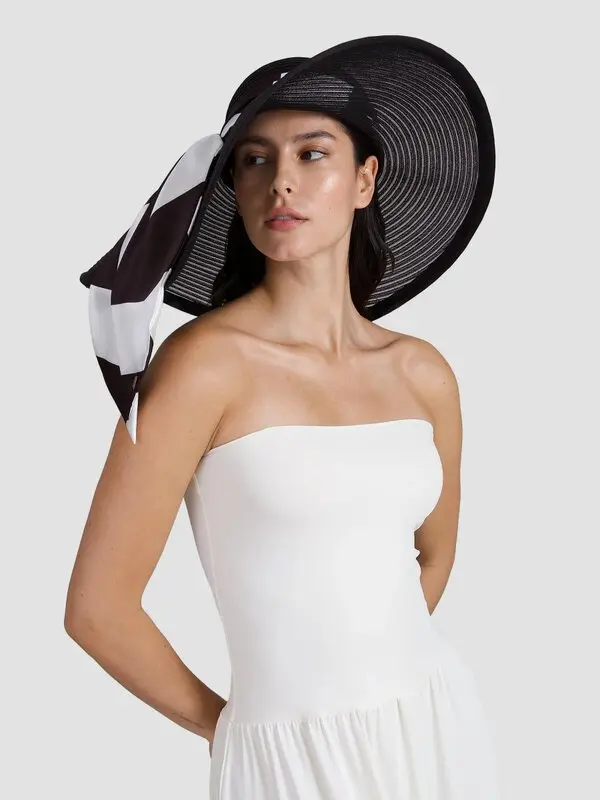 Eugenia Kim Sydney Scarf Asymmetric Sun Hat