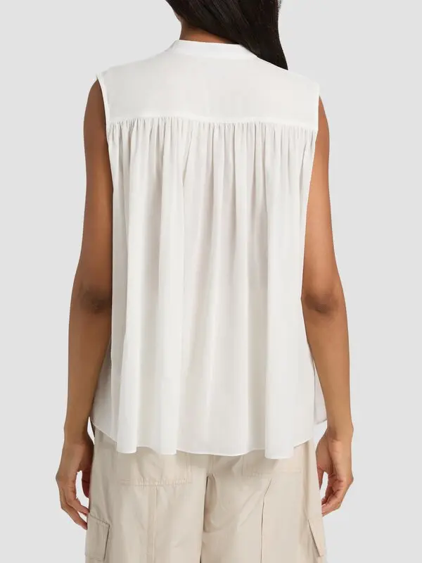 Derek Lam 10 Crosby Chase Yoked Top