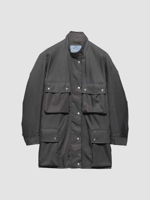 Prada Washed Re-nylon Rain Jacket